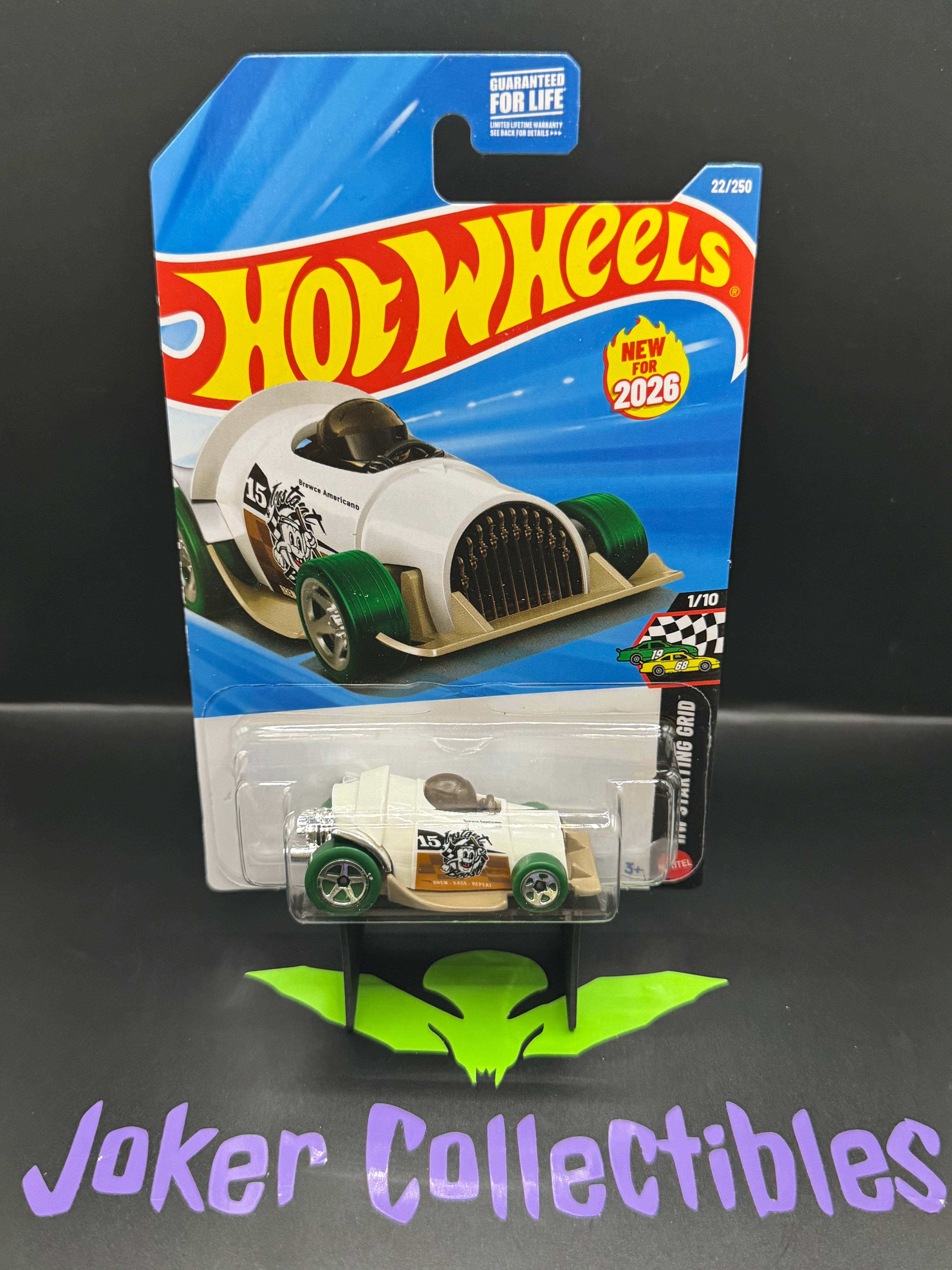 Hot Wheels 2026 White Green Instant Boost 22/250 HW Starting Grid 1/10 ...