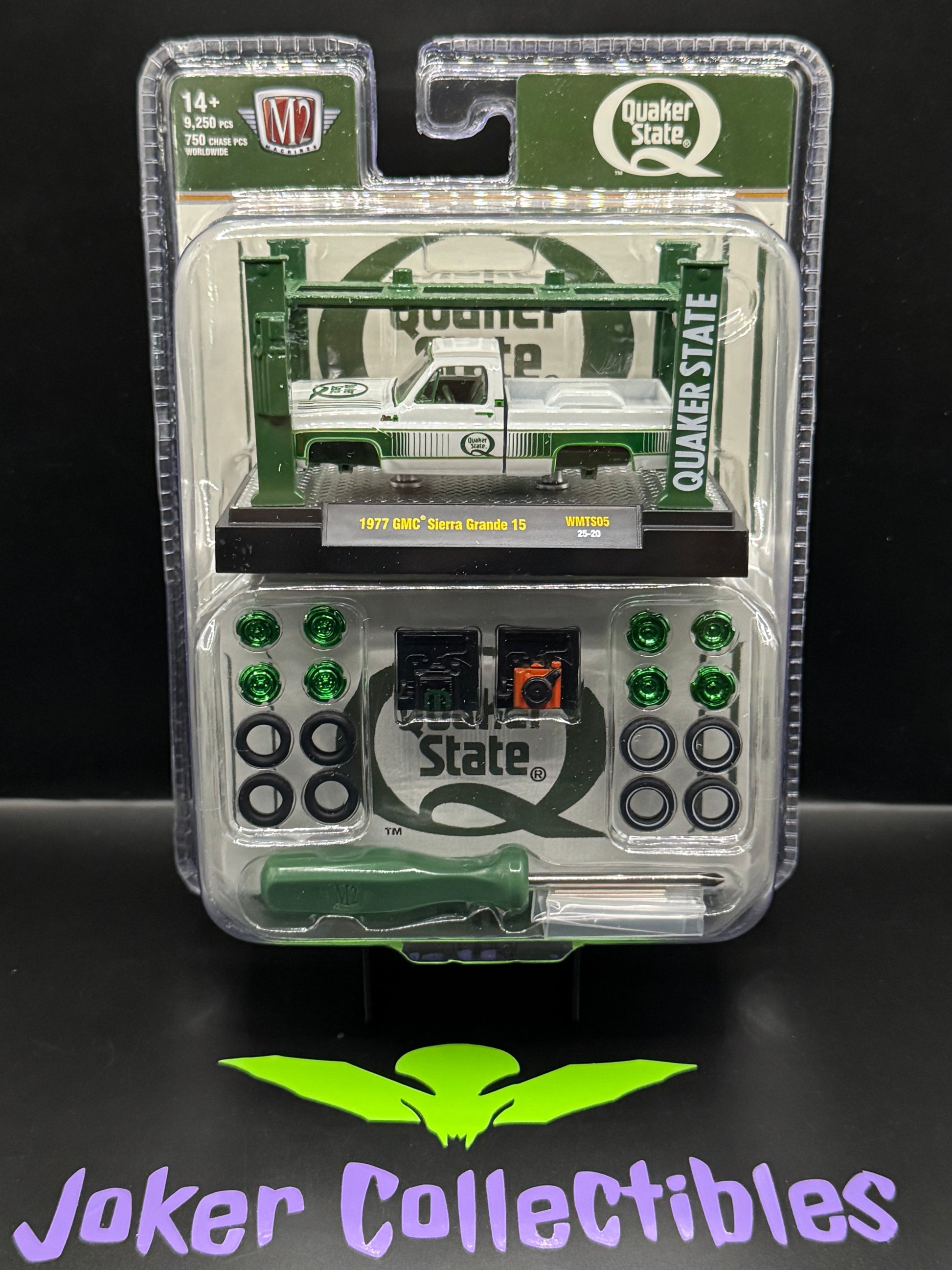 M2 Machines Model-Kit Auto Lift Chase Quaker State 1977 GMC Sierra Gra ...