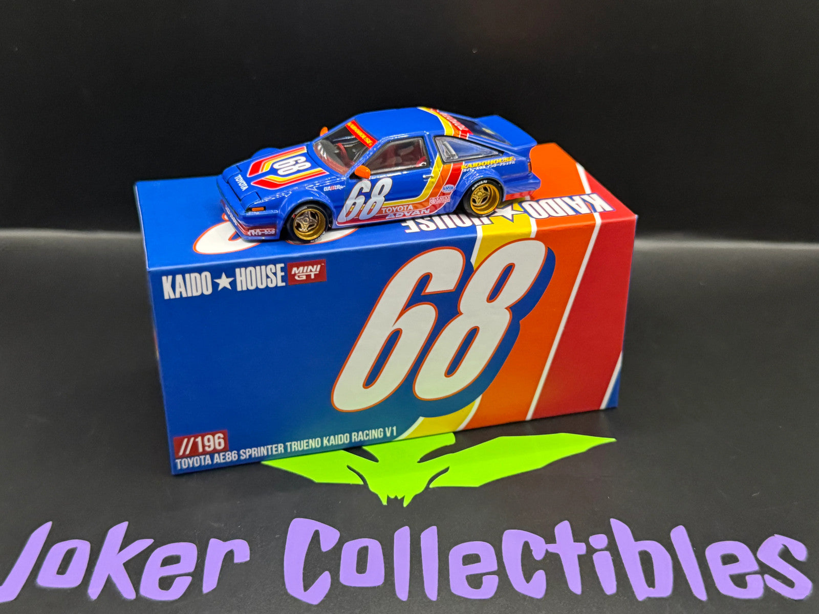 Kaido House Toyota AE86 Sprinter Trueno Kaido Racing V1 Blue KHMG196 C ...